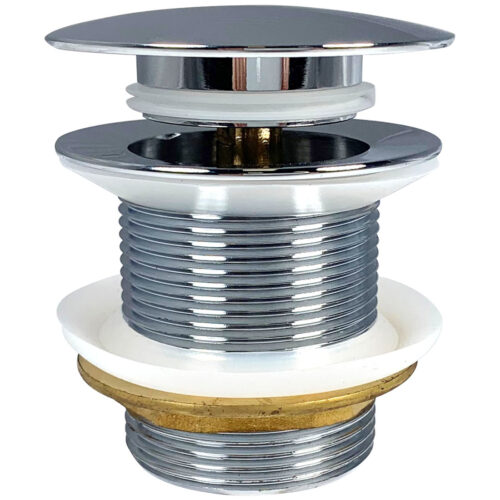 Popup valve for bath with overflow, chrome - NordKap Living