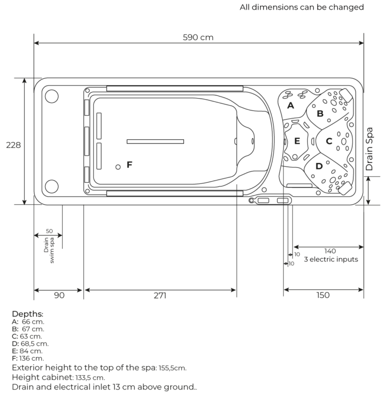 Outdoor spa Martinique - Spabad/jacuzzi for 6 people